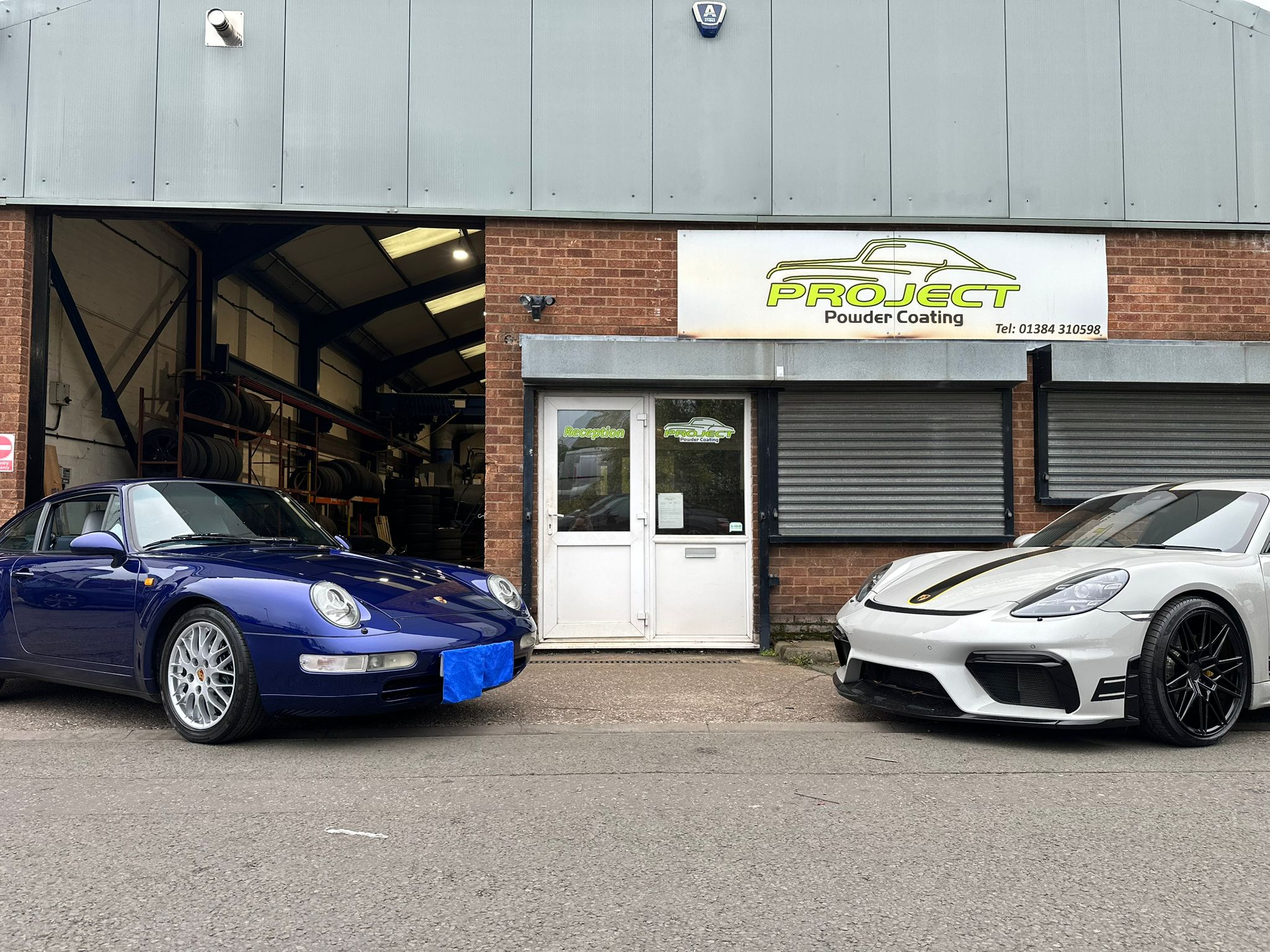 Porsches - Project Powdercoating